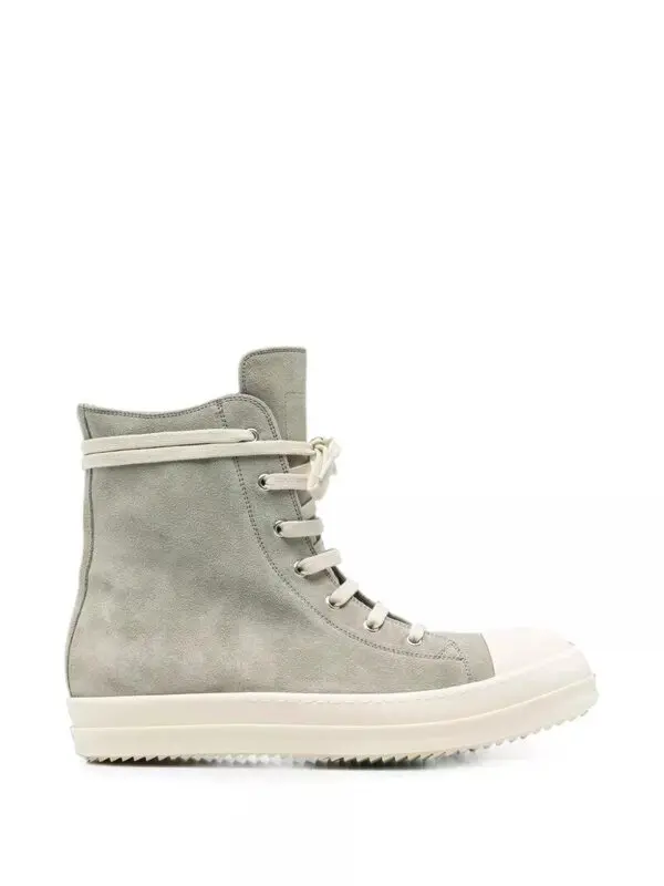 Rick Owens Lace-up Leather Sneakers