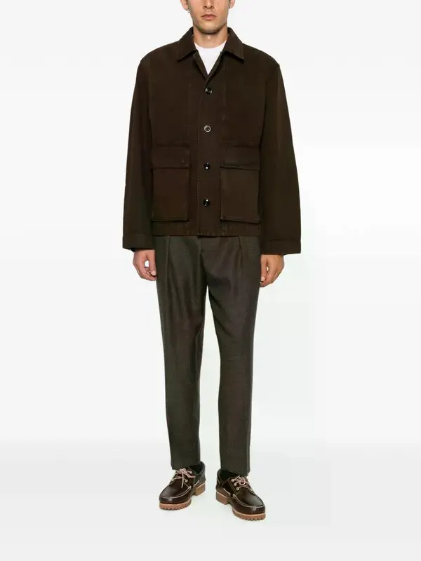 BRIGLIA 1949 Pleated Twill-weave Trousers