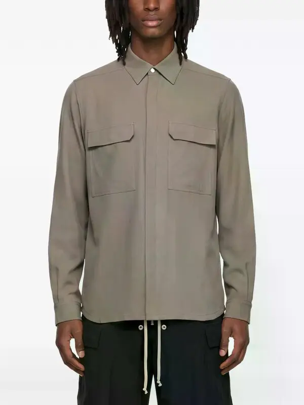 Rick Owens Flap-pocket Shirt