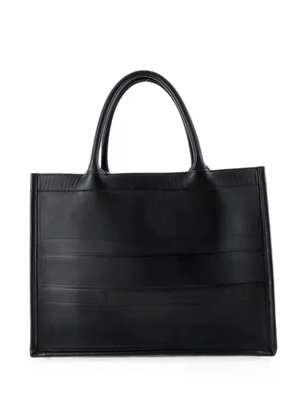 Dior Book Embossed Leather Medium Tote Bag