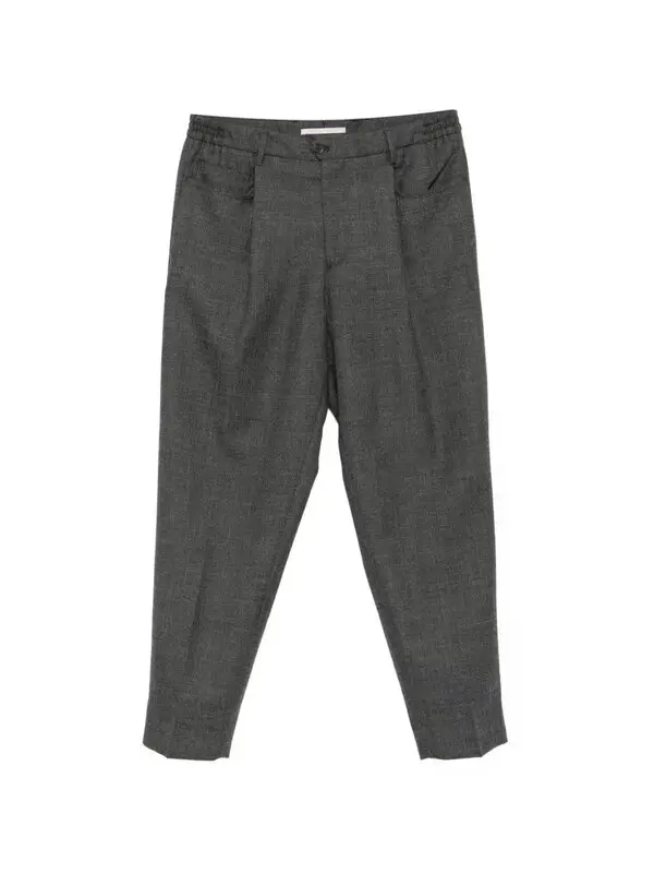 BRIGLIA 1949 Bricklane Pleated Trousers In Marl