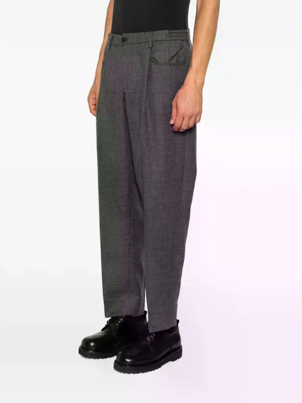 BRIGLIA 1949 Bricklane Pleated Trousers In Marl
