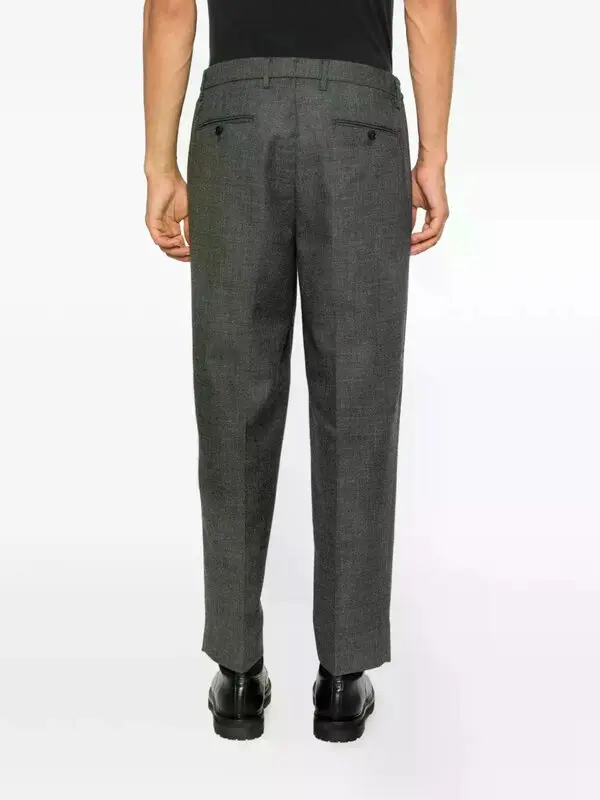 BRIGLIA 1949 Bricklane Pleated Trousers In Marl