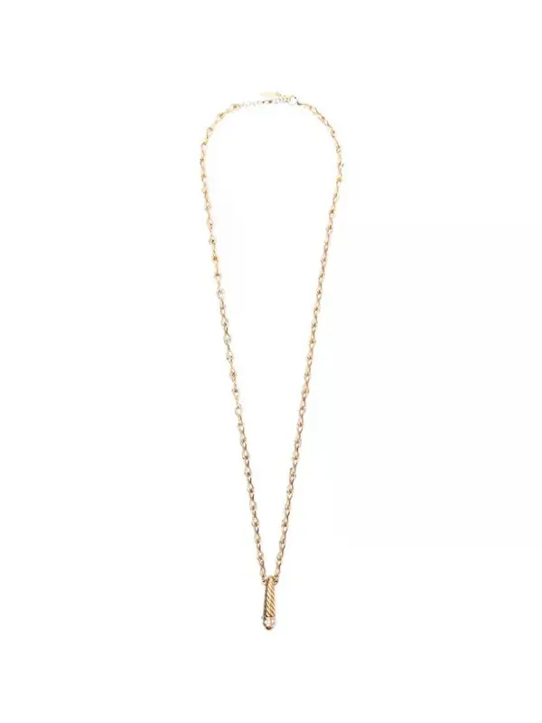 Raquel Diniz Crystal-embellished Chain Necklace - Gold