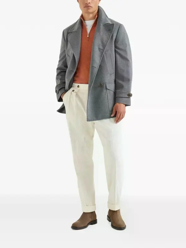 Brunello Cucinelli Cashmere Sweater With Half-zip