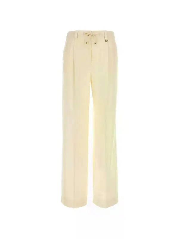 Moncler Wool Gabardine Tailored Trousers