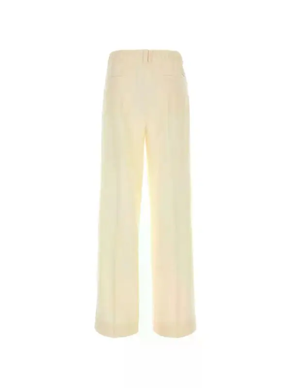 Moncler Wool Gabardine Tailored Trousers