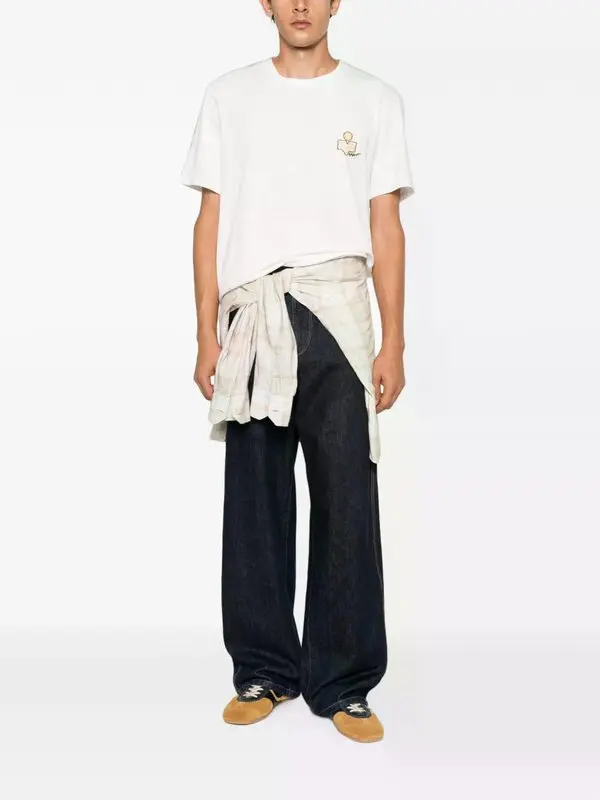 MARANT Logo-embroidered T-shirt