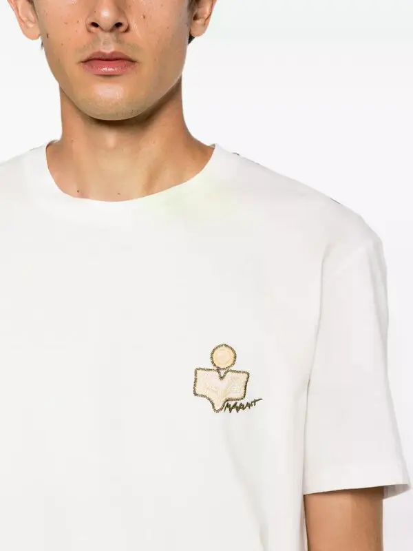 MARANT Logo-embroidered T-shirt