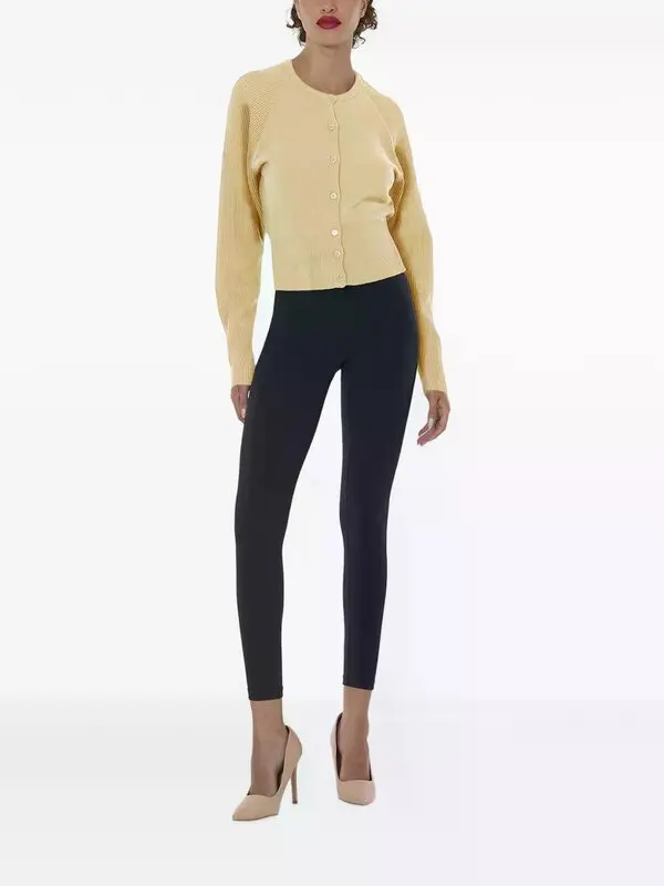 Wolford Ribbed-knit Cropped Cardigan