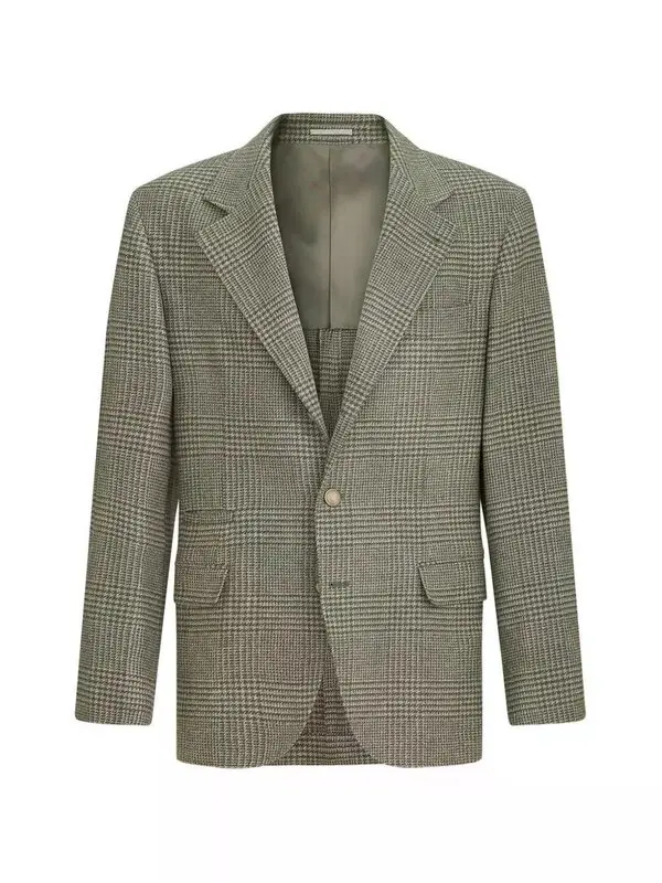Brunello Cucinelli Single-breasted Blazer - Green