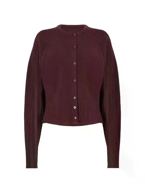 Wolford Ribbed-knit Cropped Cardigan