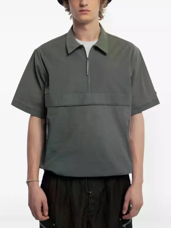 SPOONYARD Technical Half-zip Polo Shirt