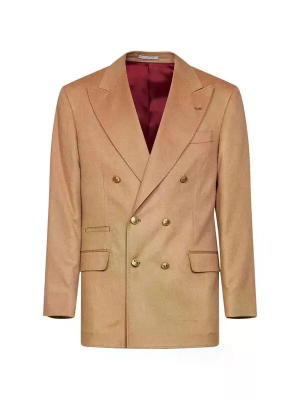 Brunello Cucinelli Double-breasted Peak-lapel Jacket