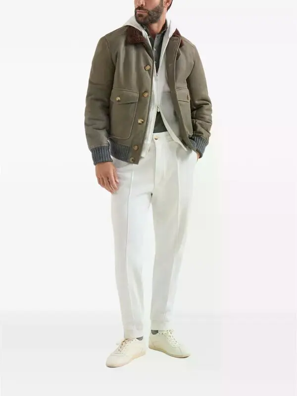 Brunello Cucinelli Techno Cotton French Terry Double Cloth Hooded Sweatshirt With Zipper - Grey