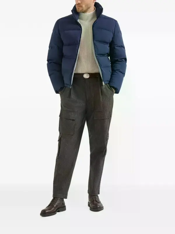 Brunello Cucinelli Down Jacket With Detachable Hood