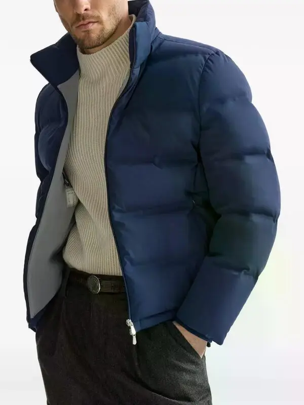 Brunello Cucinelli Down Jacket With Detachable Hood