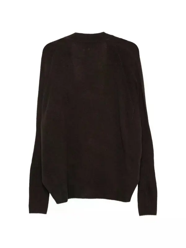 ALYSI Button-fastening V-neck Cardigan