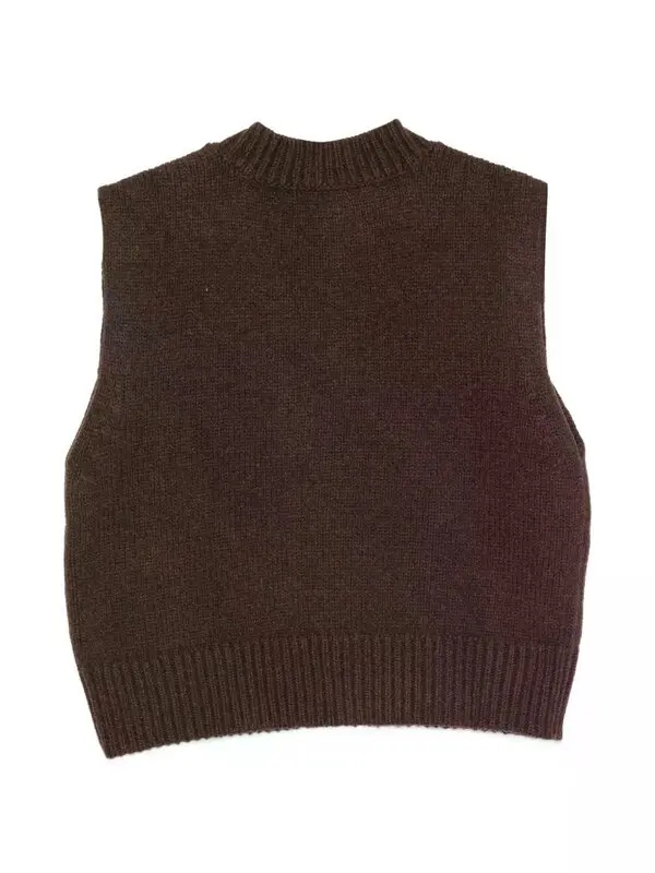 Soeur Ribbed-knit Sleeveless Sweater