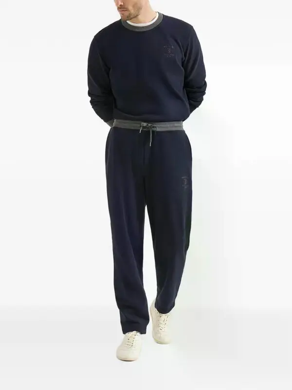 Brunello Cucinelli Cotton French Terry Sweatshirt With Embroidery