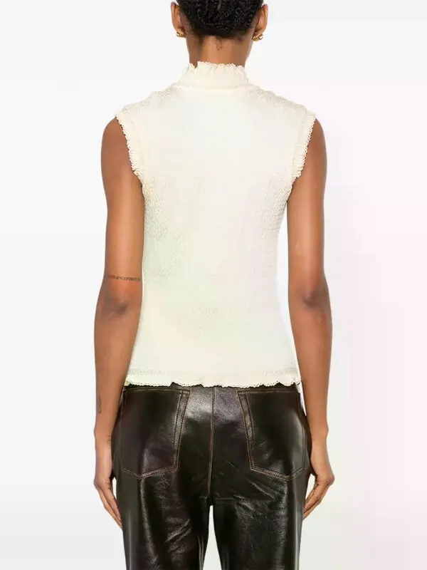 Sandro Floral-appliqué Top