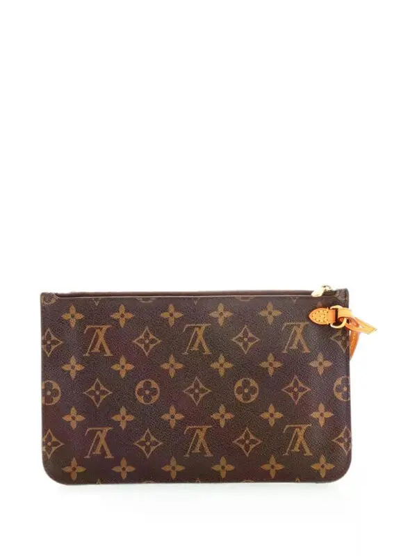 LOUIS VUITTON Neverfull Pochette Monogram Canvas Large Pouch