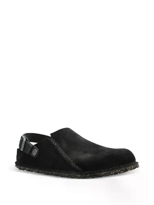 BIRKENSTOCK Lutry Suede Flat Mules