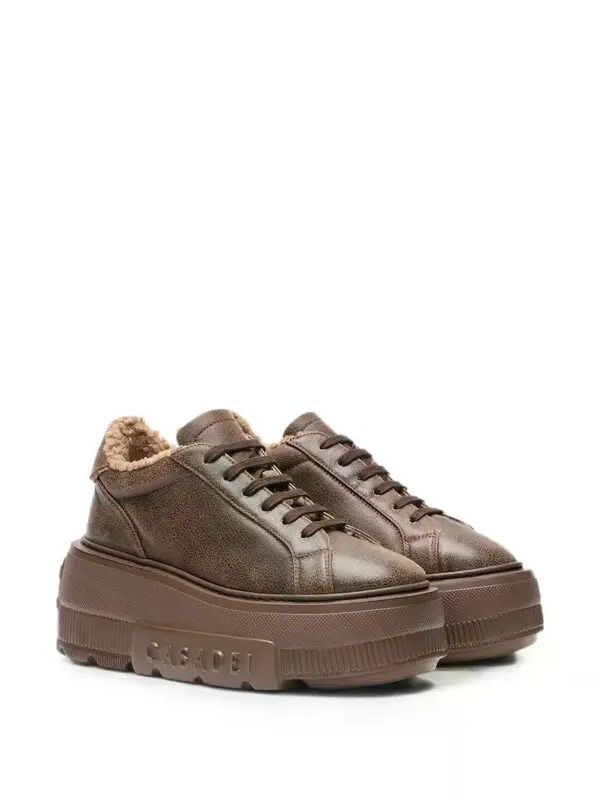 Casadei Nexus Crack-effect Sneakers