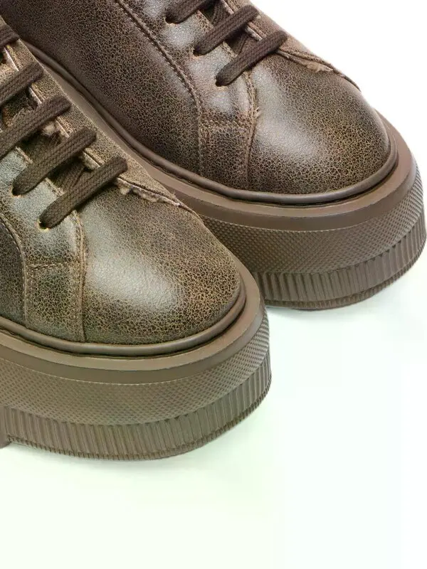 Casadei Nexus Crack-effect Sneakers
