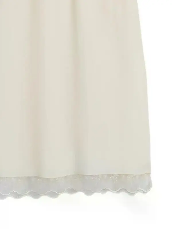 Simone Rocha Lace-trim Midi Skirt