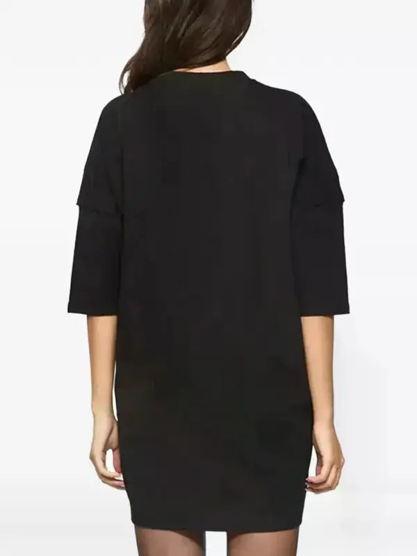 HAMZA Graphic-print Mini Dress