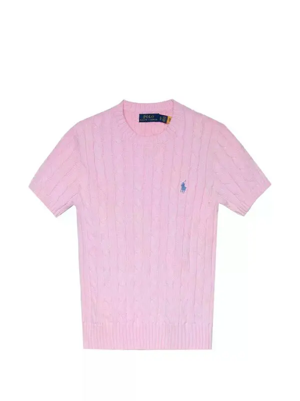Polo Ralph Lauren Cable-knit Short-sleeve Top