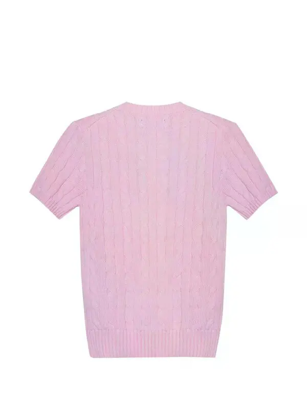 Polo Ralph Lauren Cable-knit Short-sleeve Top