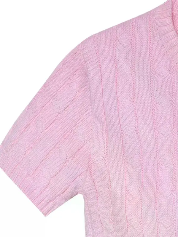 Polo Ralph Lauren Cable-knit Short-sleeve Top