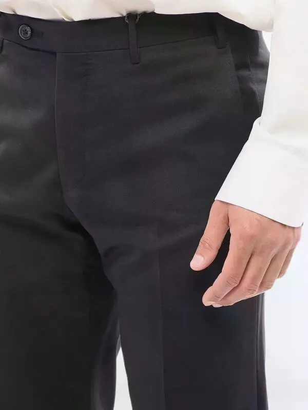 Corneliani Virgin Wool Welt-pocket Trousers