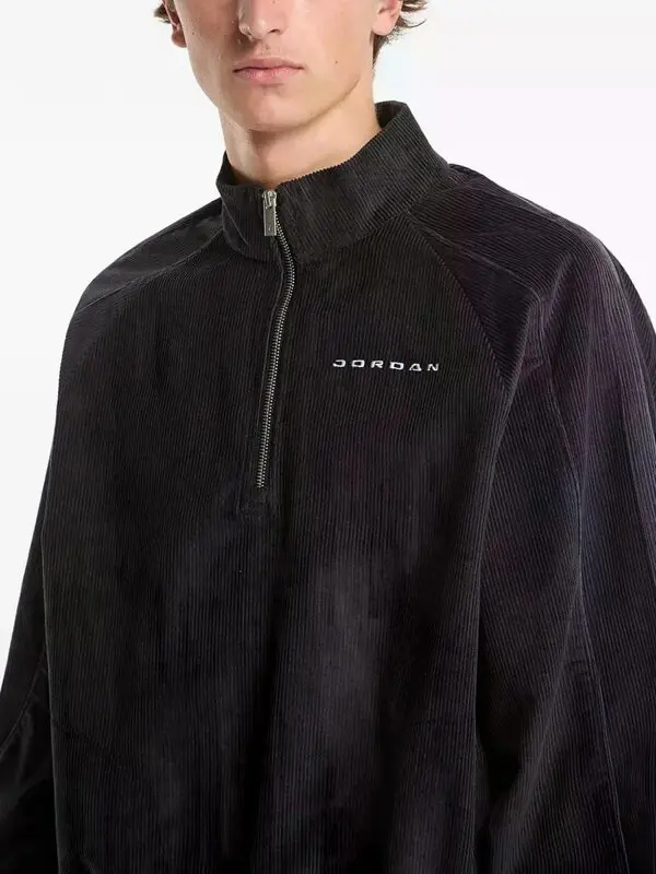 JORDAN Flight Corduroy Half-zip Sweater