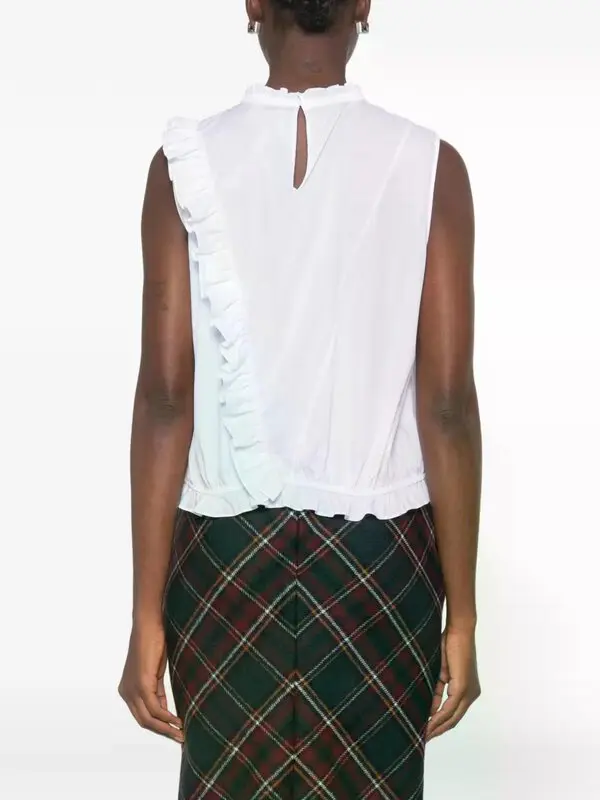N°21 Ruffled Sleeveless Blouse