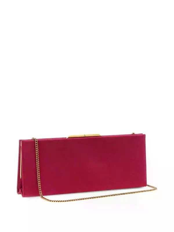 Saint Laurent Logo-print Chain-strap Clutch Bag