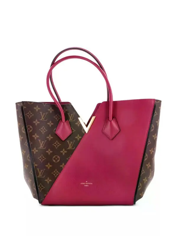 LOUIS VUITTON Monogram Canvas And Leather Mm Tote Bag - Brown