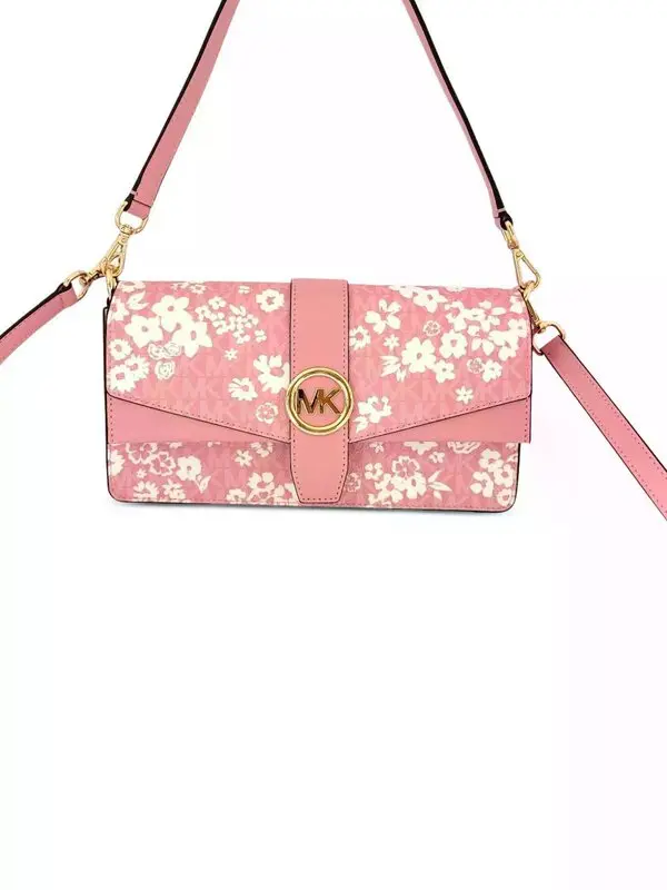 Michael Kors Greenwich Medium Printed Signature Logo Convertible Shoulder Bag