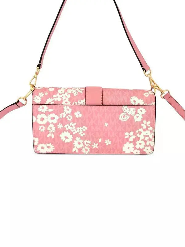 Michael Kors Greenwich Medium Printed Signature Logo Convertible Shoulder Bag