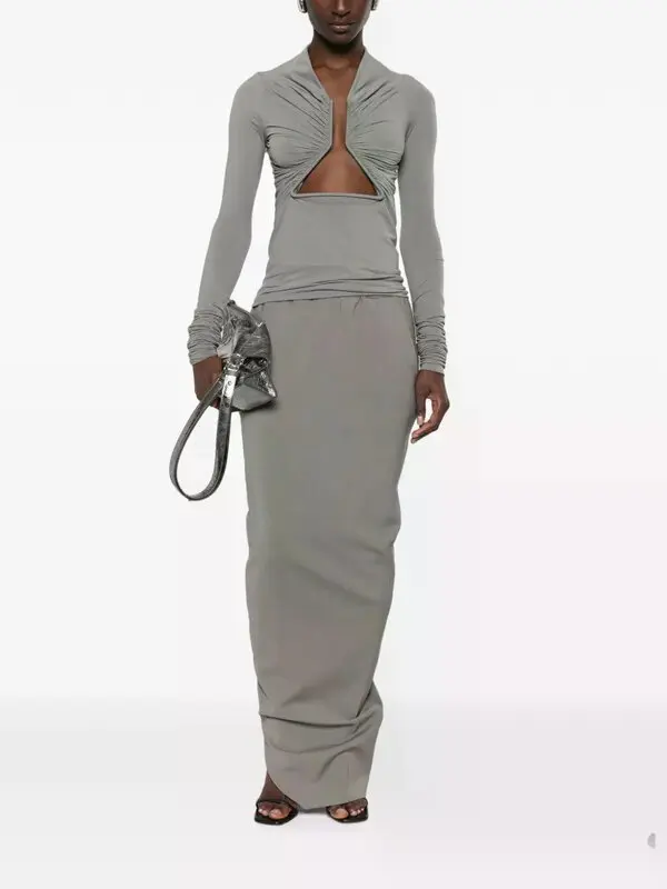 Rick Owens Soft Pillar Maxi Skirt