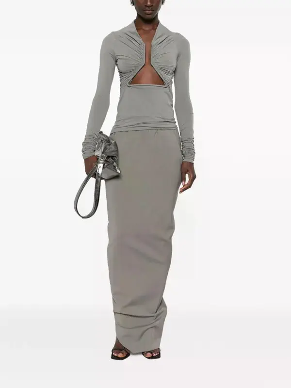 Rick Owens Soft Pillar Maxi Skirt