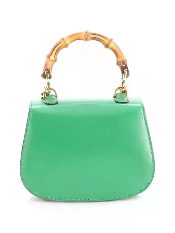 Gucci Bamboo 1947 Top Handle Bag Leather Mini Shoulder Bag