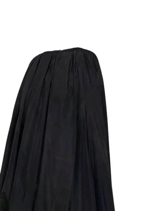 JIL SANDER Gathered-detail Strapless Asymmetric Dress