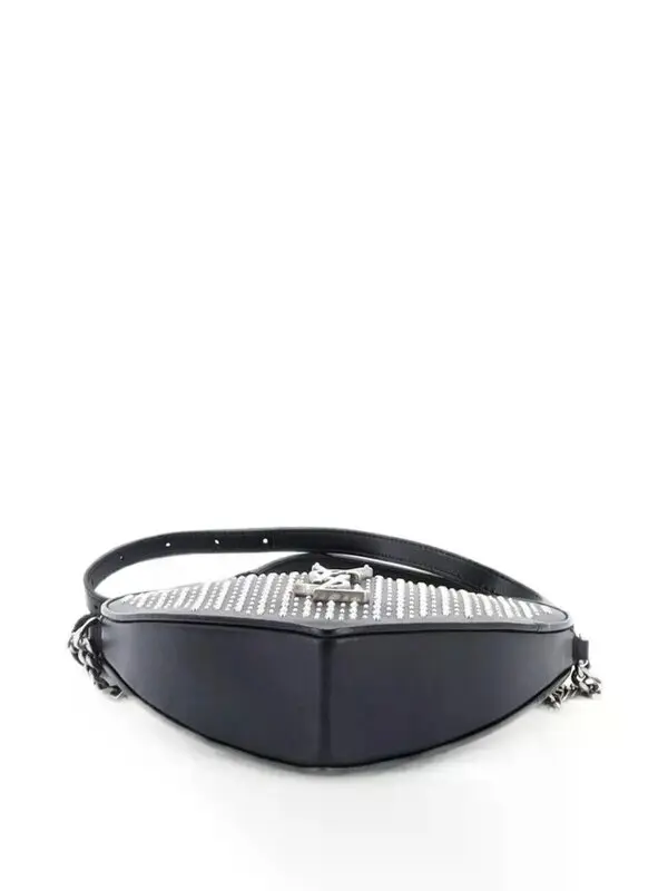 Saint Laurent Love Heart Tassel Chain Bag Studded Leather Shoulder Bag