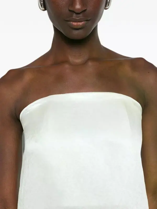 ABADIA Diana Strapless Maxi Dress