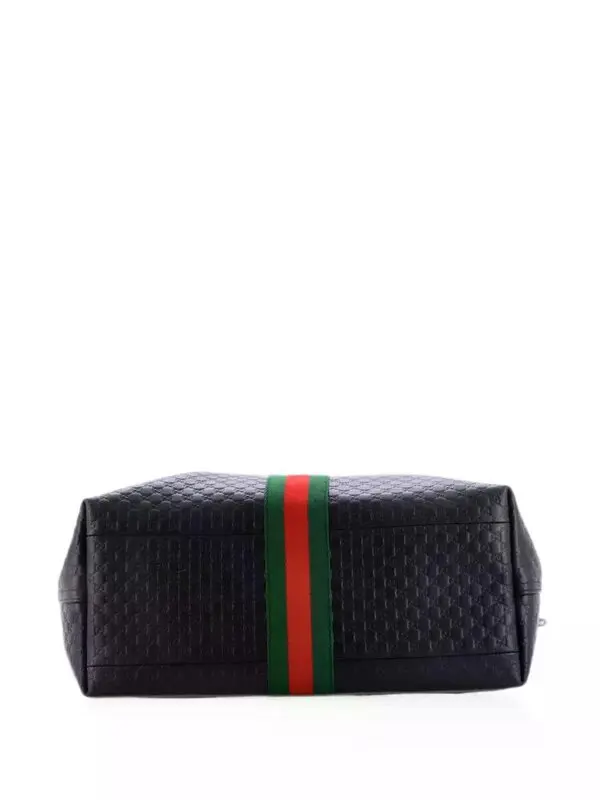 Gucci Giglio Convertible Shopper Guccissima Leather Large Tote Bag