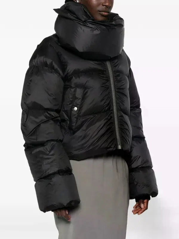 Rick Owens Funnel-neck Down Jacket