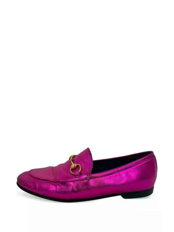 Gucci Jordaan Horsebit Loafers - Pink